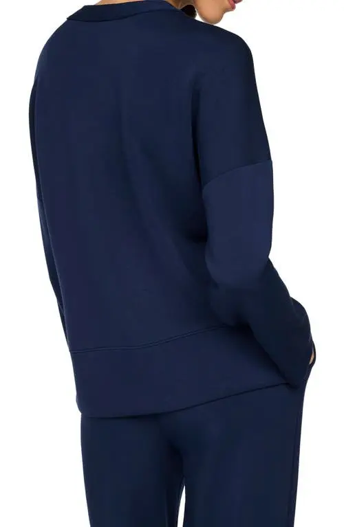 Spanx Essentials Button Front Cardigan - Timeless Navy