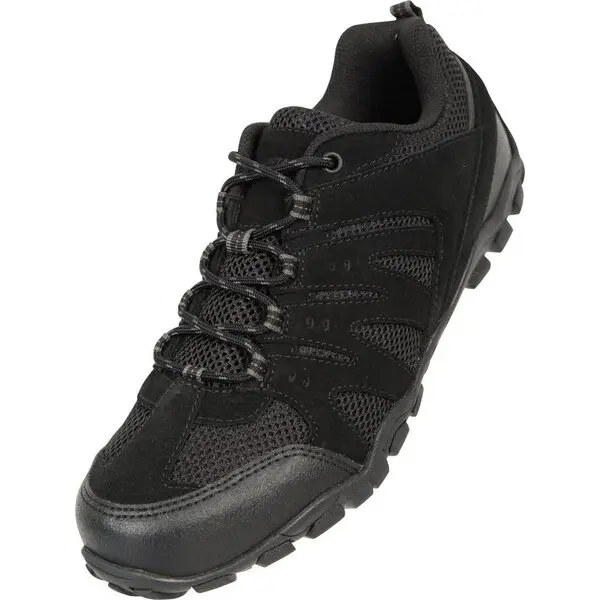Mountain Warehouse Outdoor Ii Suede Walking Shoes - Black