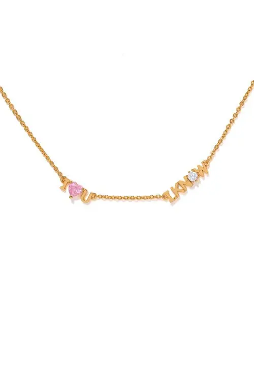 GIRLS CREW Star Wars™ I Love You I Know Necklace - Gold