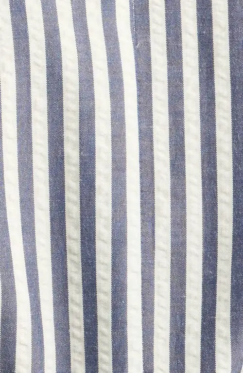TAHARI ASL Striped Seersucker Wrap Jacket
