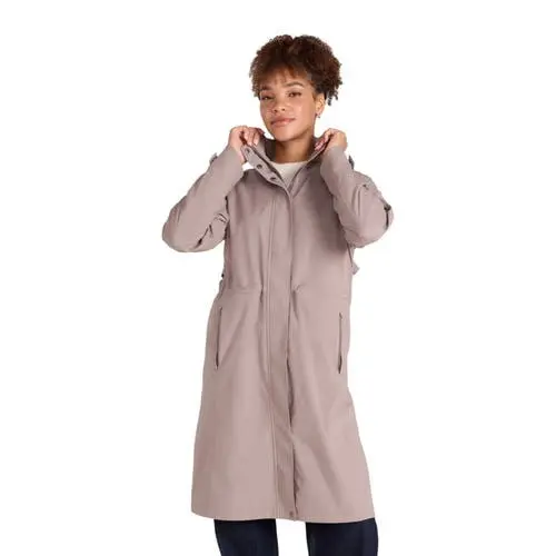 ANIMAL Jade Long Waterproof Jacket - Taupe