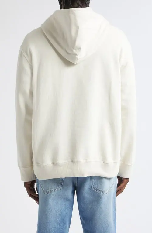 MAISON MARGIELA Cotton Hoodie With Drawstring Hood - Ecru