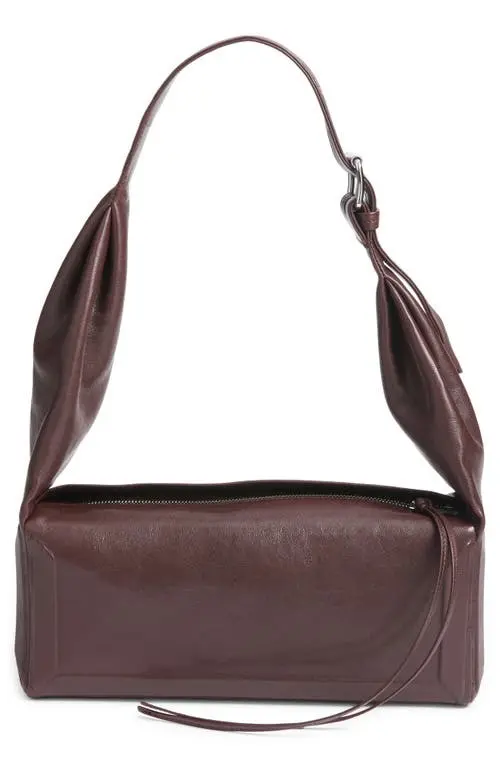 MAISON MARGIELA East/west Box Bag - Bordeaux