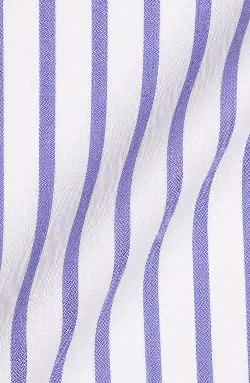 BRISK Wide Stripes Pima Cotton Dress Shirt - Button Down Collar