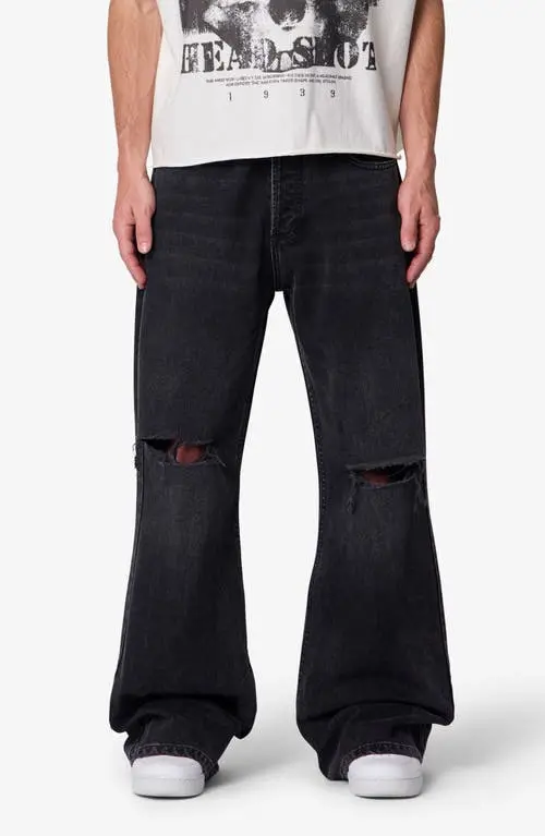 Mnml Distressed Kick Flare Jeans