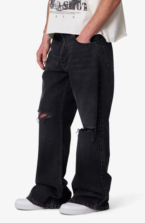 Mnml Distressed Kick Flare Jeans
