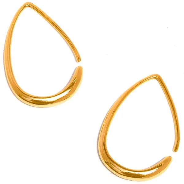 GIRLS CREW Teardrop Hoop Earrings