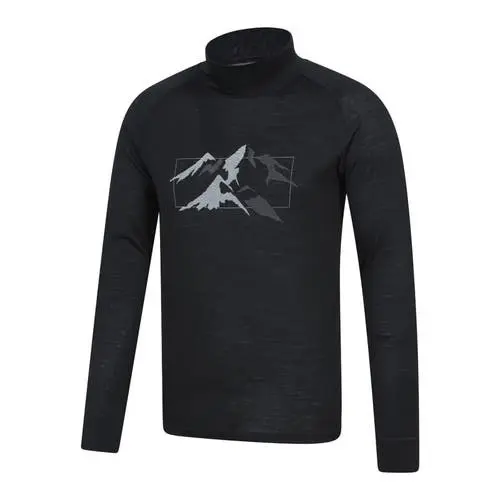Mountain Warehouse Gender Inclusive Quest Merino Wool Long-sleeved Thermal Top
