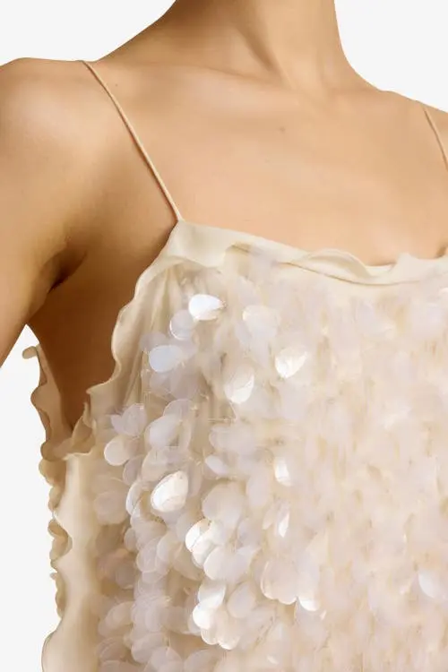 Marina Moscone Camisole W/ Paillette