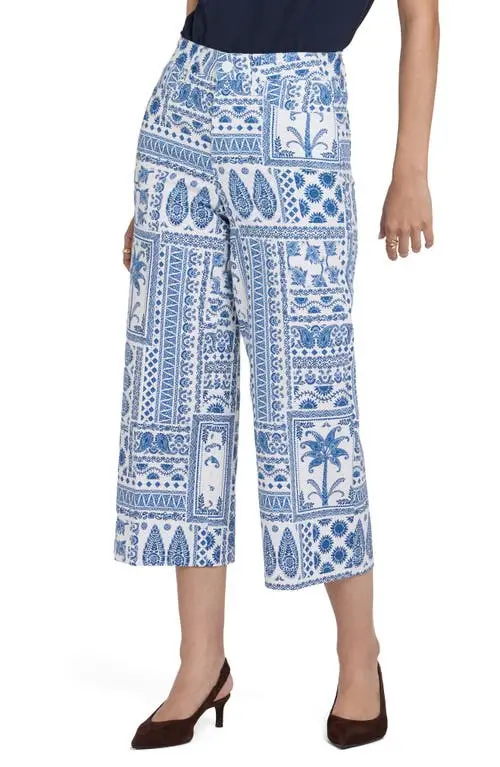 NYDJ Daisy Crop Wide Leg Pants - Jubilee Patchwork