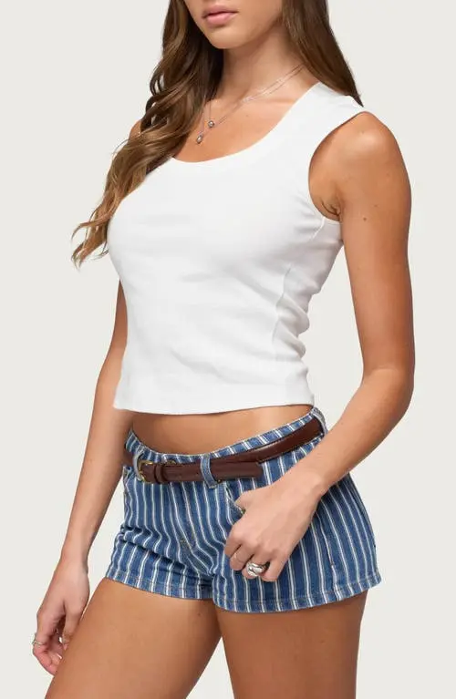 EDIKTED Yoonchae Scoop Neck Tank