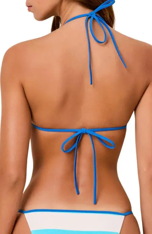 Solid & Striped The Iris Striped Triangle Bikini Top