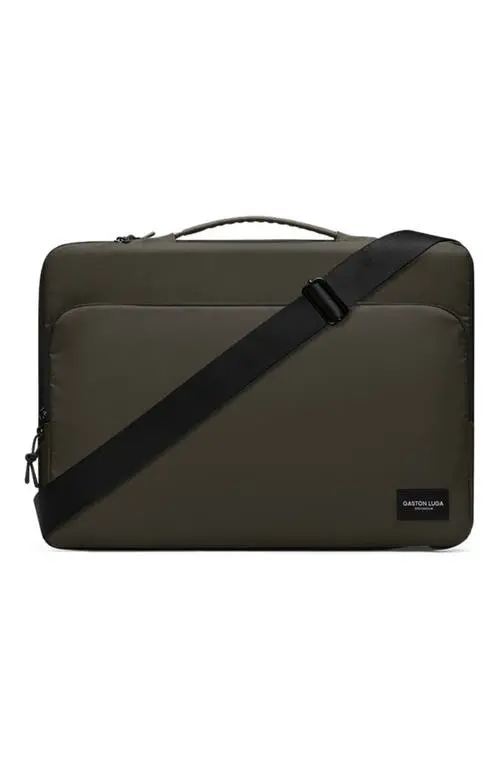 GASTON LUGA Däsh Cushioned Briefcase For 15"/16" Laptops - Olive