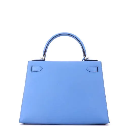 Hermès Kelly Handbag Epsom With Palladium Hardware 28