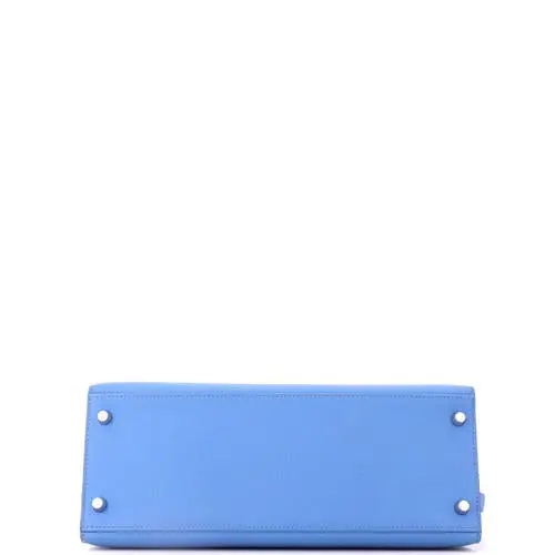 Hermès Kelly Handbag Epsom With Palladium Hardware 28