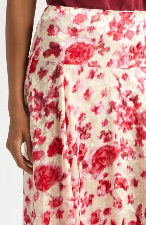 Isabel Marant Étoile Hilza Floral Burnout Devoré Georgette Maxi Skirt