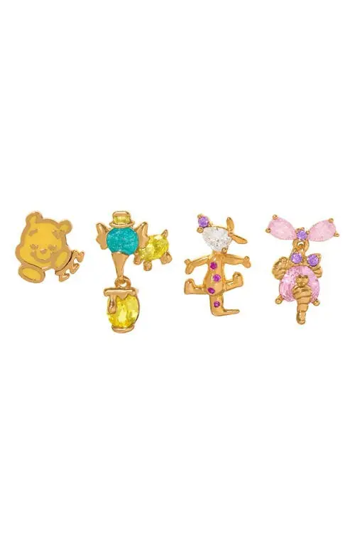 GIRLS CREW Disney Winnie The Pooh Stud Earring Set - Gold