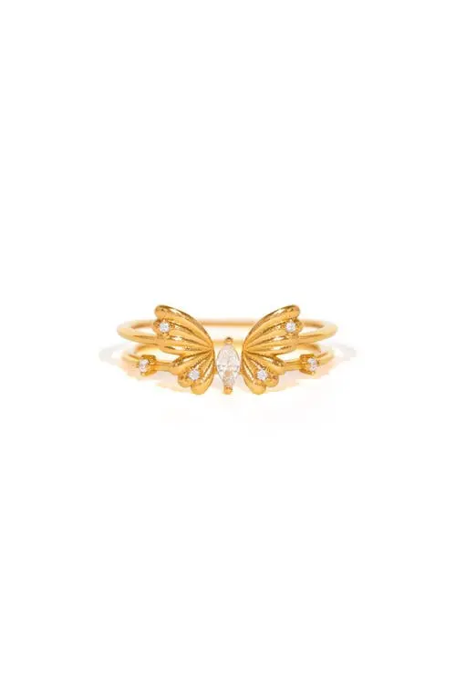 GIRLS CREW Perfect Fit Butterfly Ring Set
