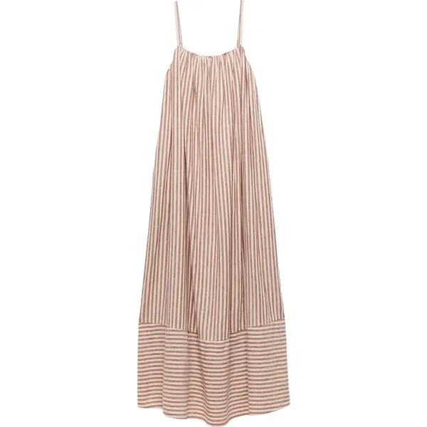 M&s Stripe Maxi Dress