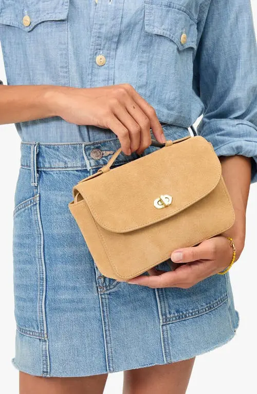 Clare V. Kathryn Suede Shoulder Bag