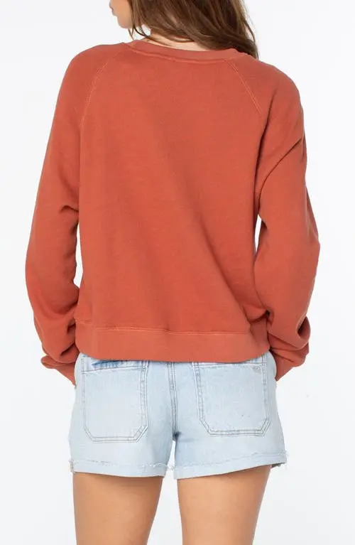 Roxy Golden Hour Cotton Sweatshirt