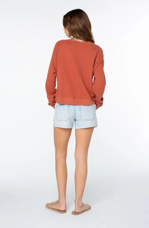 Roxy Golden Hour Cotton Sweatshirt