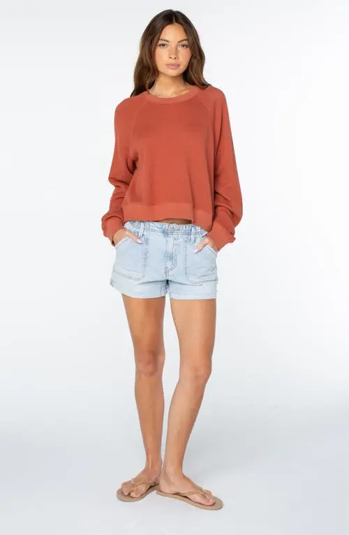 Roxy Golden Hour Cotton Sweatshirt