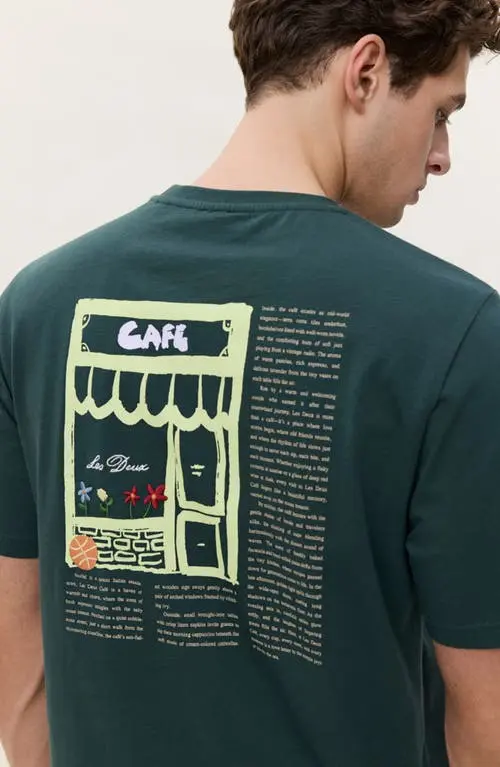 LES DEUX Café Organic Cotton Graphic T-shirt