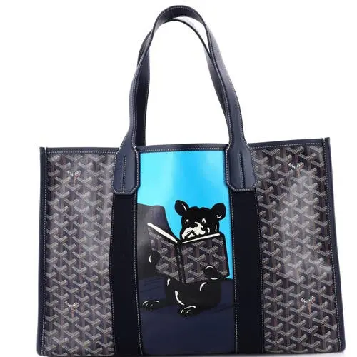 Goyard Villette Tote Printed Coated Canvas Mm - Brown
