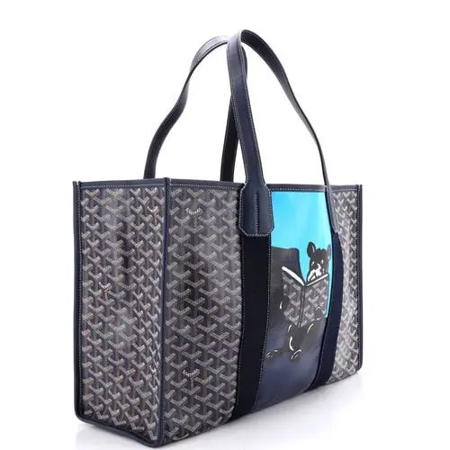 Goyard Villette Tote Printed Coated Canvas Mm - Brown