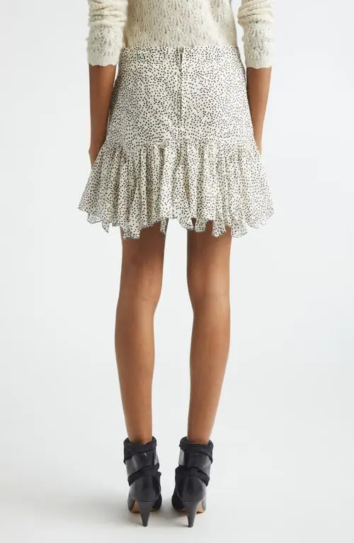 Isabel Marant Étoile Daneen Ruffle Cotton Miniskirt