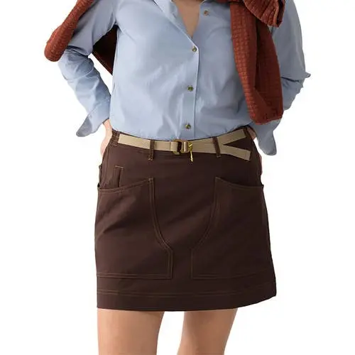 HIKERKIND 8 Pocket Skort - Garnet