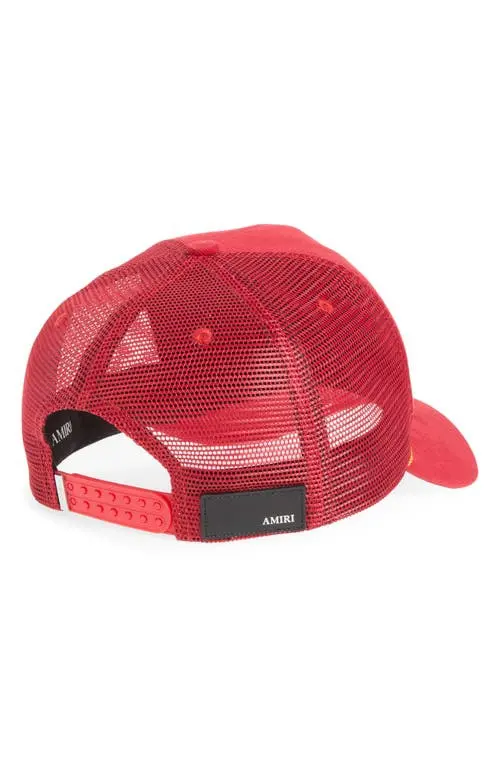 Amiri Embroidered South Cali Rope Trucker Hat