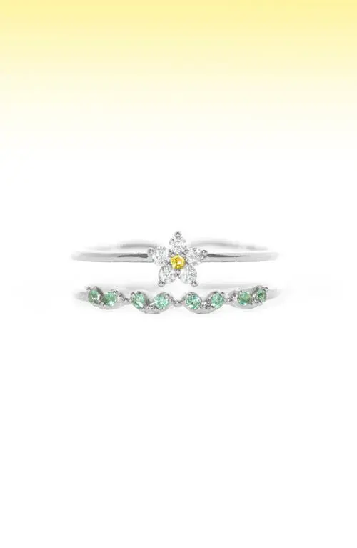 GIRLS CREW Fresh Picked Adjustable Ring - Silver