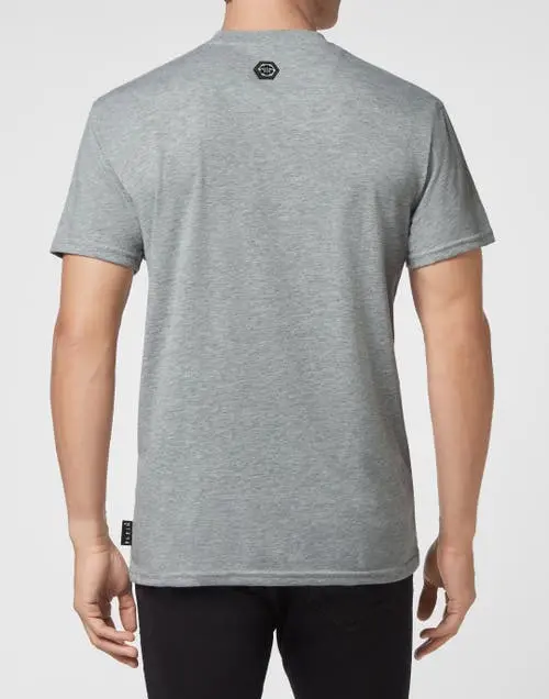 Philipp Plein T-shirt Round Neck Ss Comfort - Grey