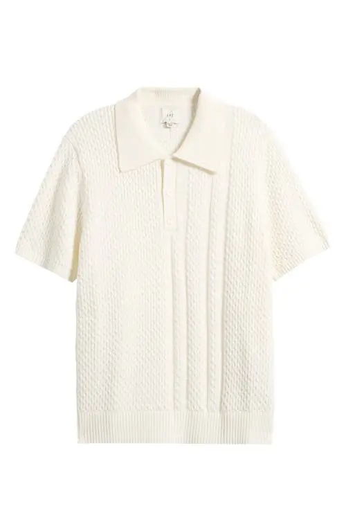 CHE Santino Textured Cotton Polo Sweater