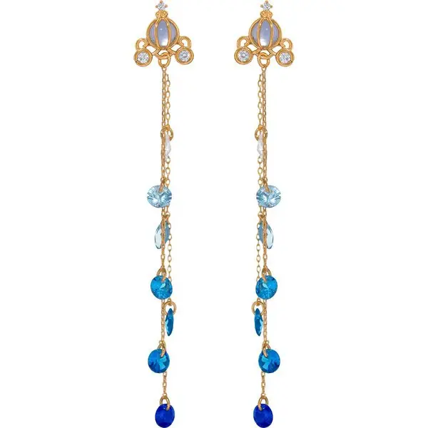 GIRLS CREW Disney Cinderella Drop Earrings - Gold