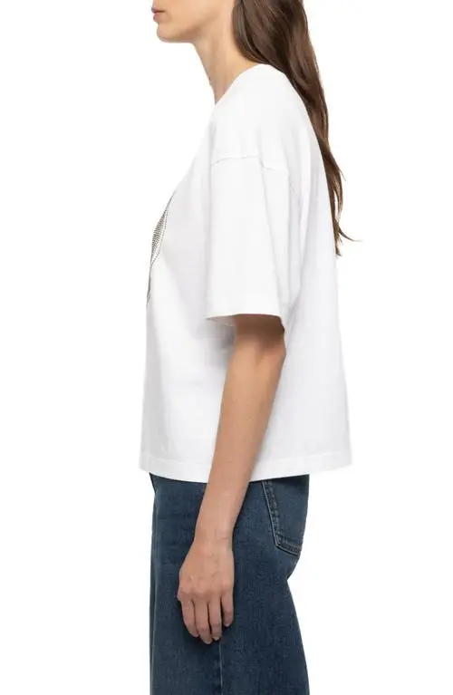 Zadig&Voltaire Taida Embellished Heart Graphic T-shirt - White
