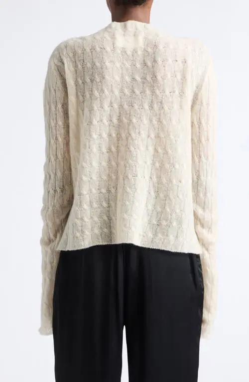 MAISON MARGIELA Virgin Wool & Cashmere Fine Knit Sweater