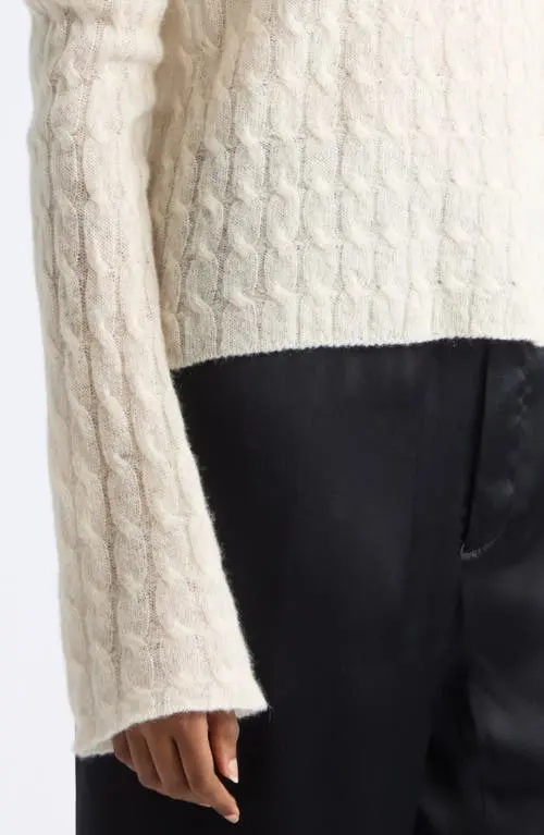 MAISON MARGIELA Virgin Wool & Cashmere Fine Knit Sweater
