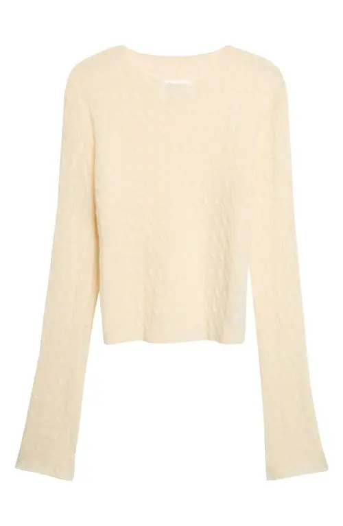 MAISON MARGIELA Virgin Wool & Cashmere Fine Knit Sweater