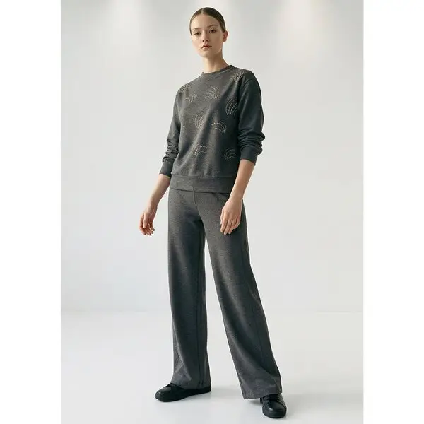 EXQUISE Fara Sweatshirt - Anthracite