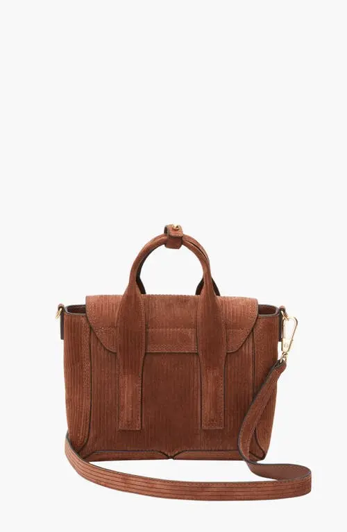 3.1 Phillip Lim Pashli Mini Embossed Suede Handbag