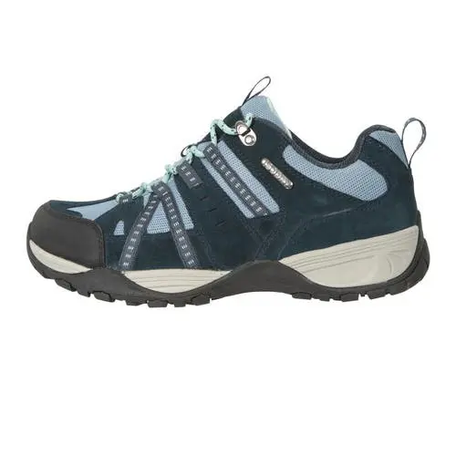 Mountain Warehouse Direction Ii Suede Wide Walking Shoes - Navy