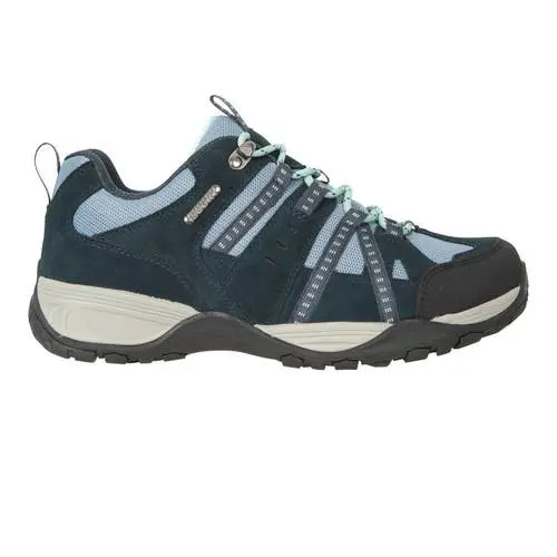 Mountain Warehouse Direction Ii Suede Wide Walking Shoes - Navy