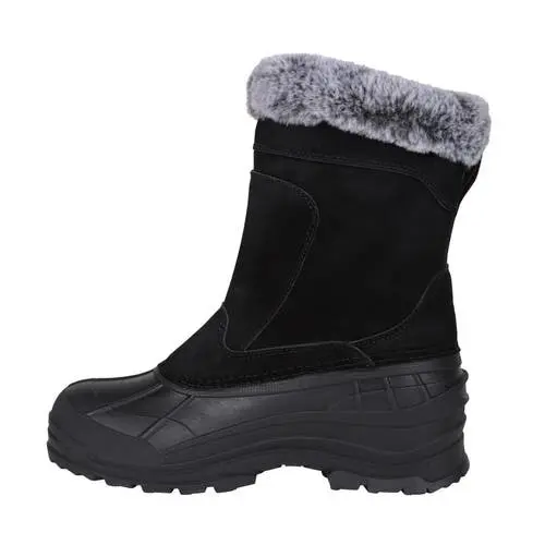 Mountain Warehouse Snowdrift Suede Faux Fur Lined Snow Boots