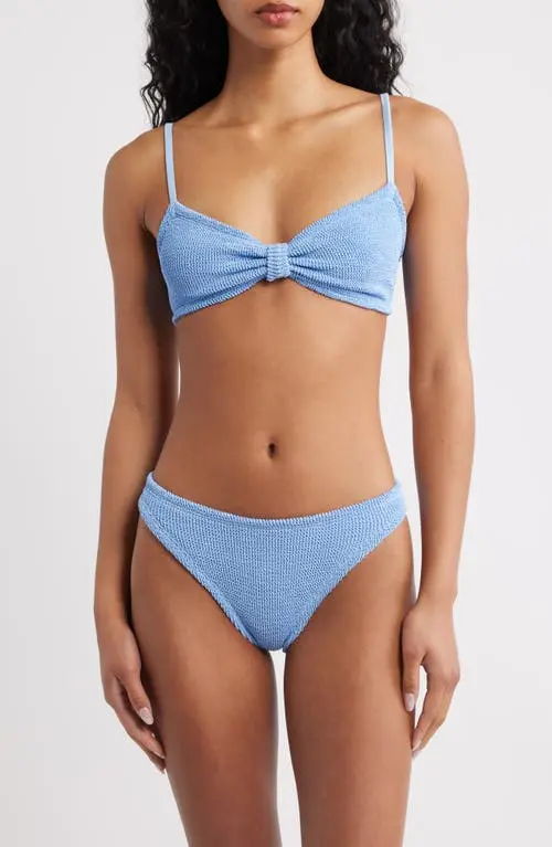 Hunza G Alicia Two-piece Bikini Swimsuit - Cornflower
