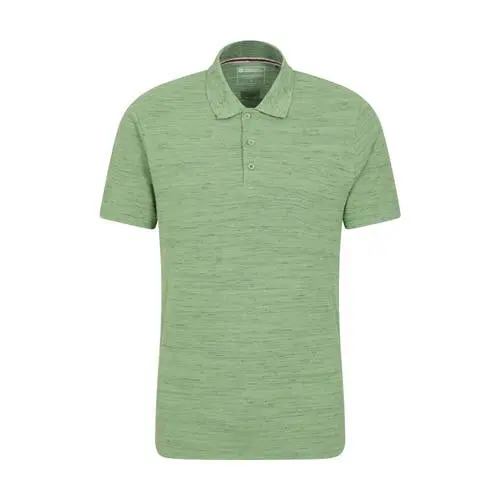 Mountain Warehouse Dawnay Textured Pique Polo Shirt - Green