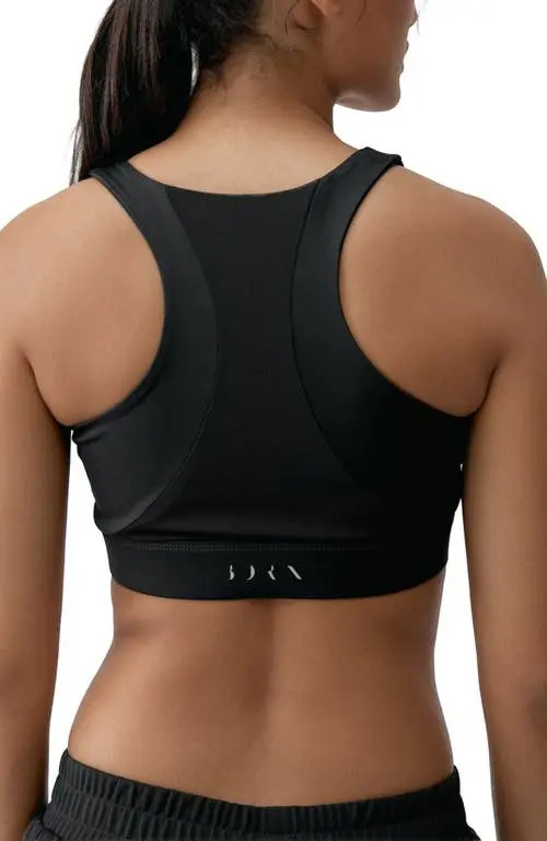 BORN LIVING YOGA Padma 2.0 High-support Performance Sports Top - Black