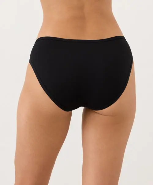 PACT Everyday Best Sellers 3-pack Organic Cotton Bikini Briefs - Black